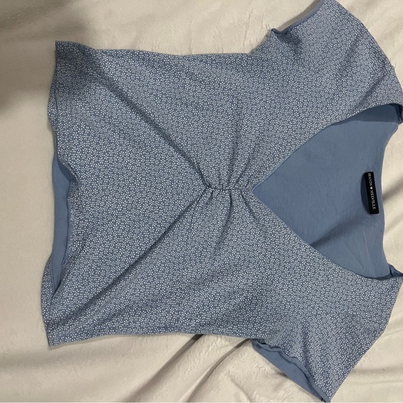 Brandy Melville | Tops | Brandy Melville Blue Gina Top | Poshmark
